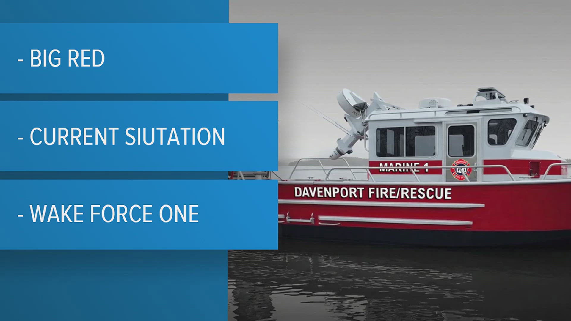 Davenport Fire Department picks 3 rescue boat name finalists | wqad.com