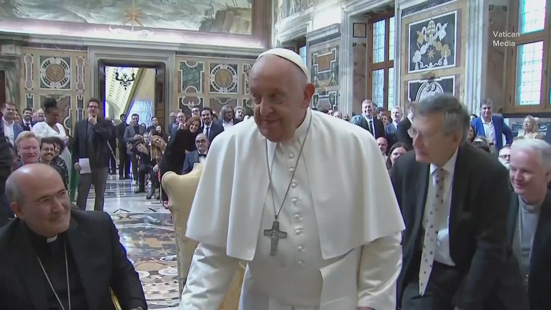 Pope Francis meets with comedians ahead of G7 | wqad.com