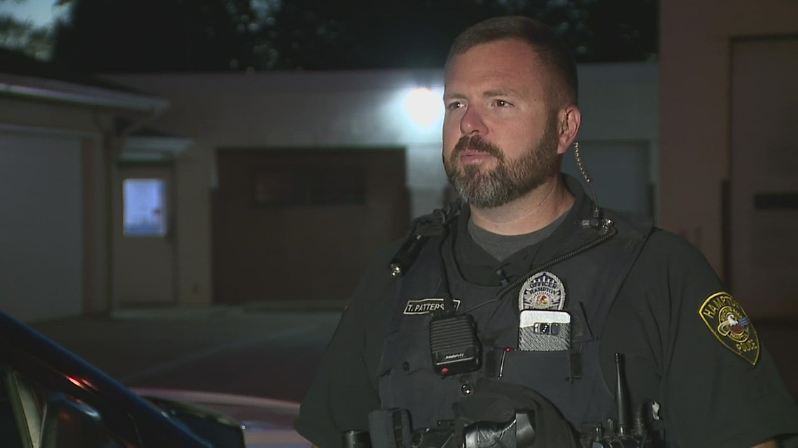 Hampton PD's Tyler Patterson builds trust with connections | wqad.com