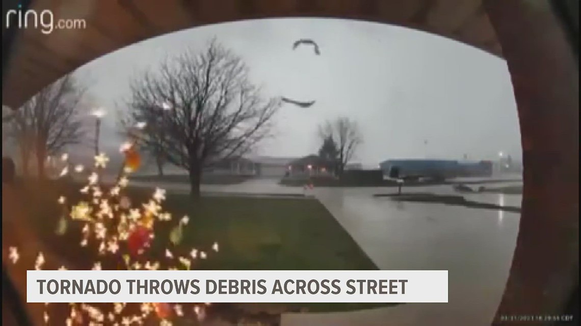 Severe weather slams into the Quad Cities area Friday night. Here's a look at the damages so far ...