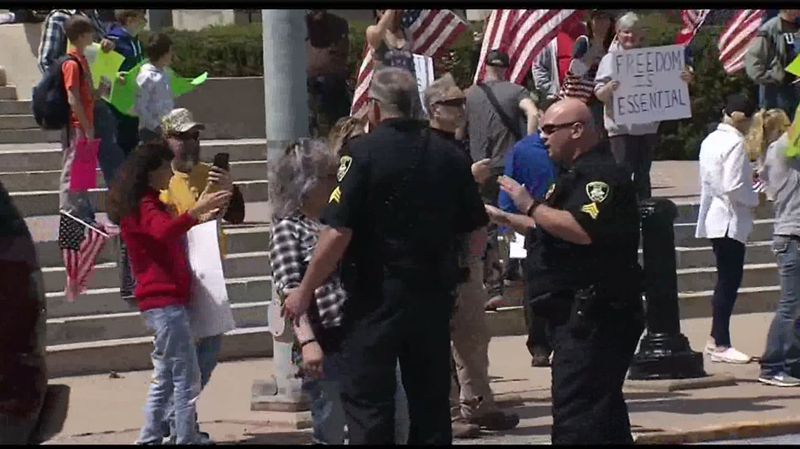 Illinois order revised to allow small worship services, protests erupt ...