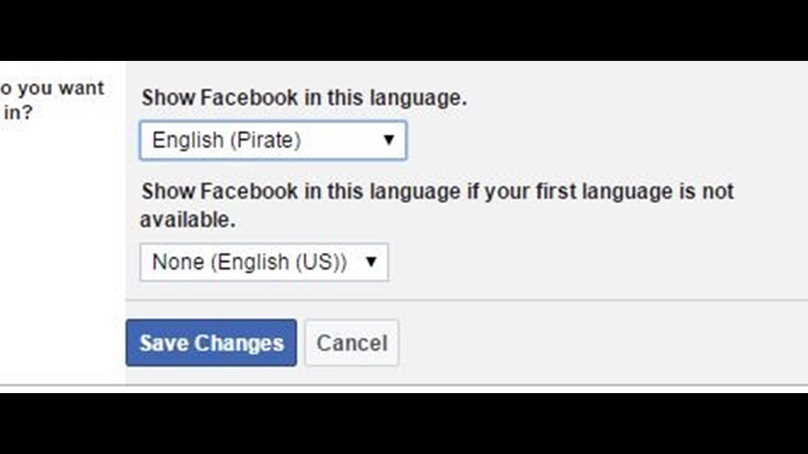 How to make Facebook help you celebrate ‘Talk Like A Pirate Day’ | wqad.com