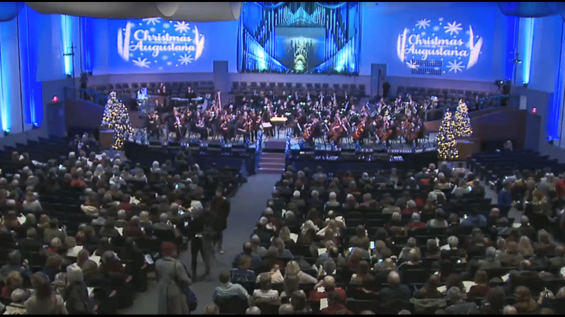 Watch: Augustana College holds annual Christmas concert | wqad.com