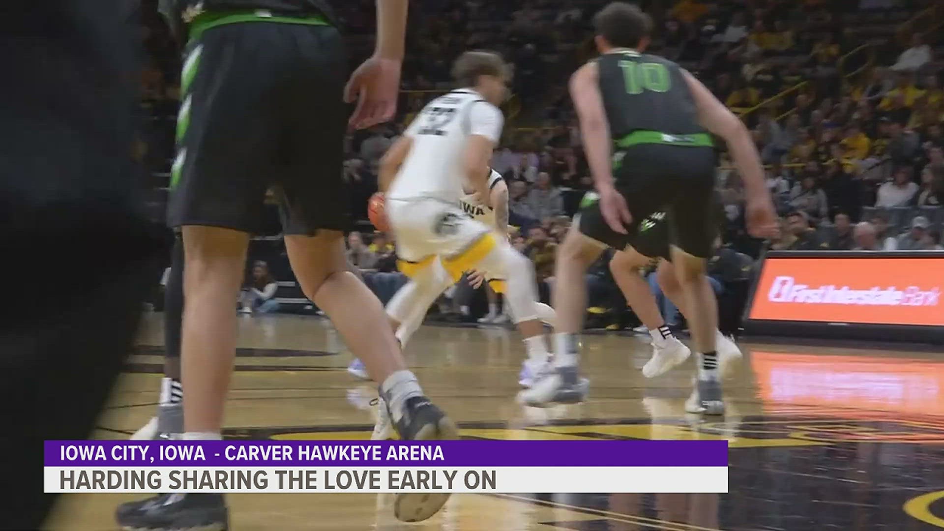 Brock Harding shining for Hawkeyes | wqad.com
