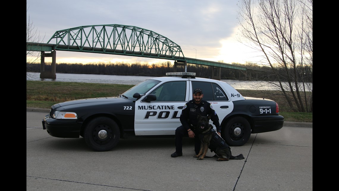 Muscatine K9 officer gets extra layer of protection | wqad.com