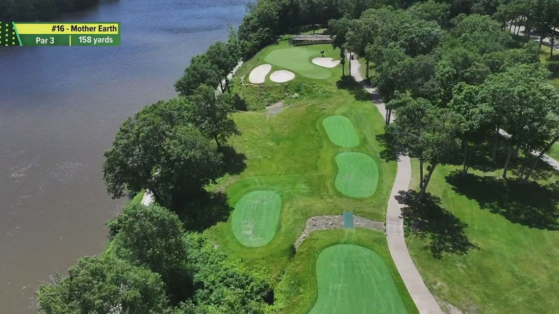 DRONE VIEW: All 18 holes of the John Deere Classic from TPC Deere Run ...