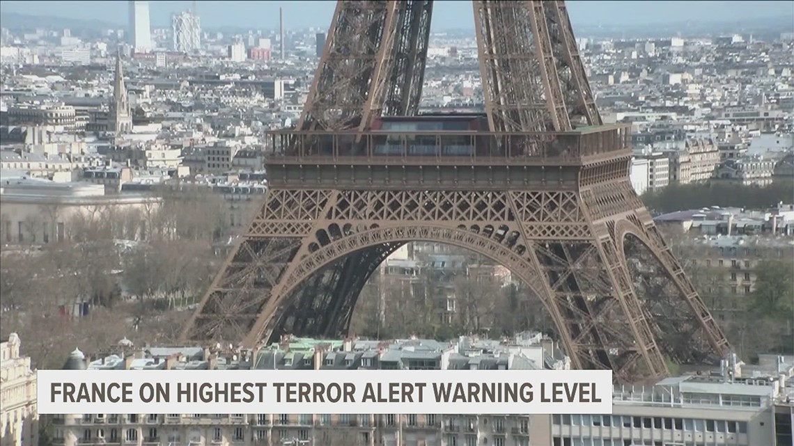 France under highest terror alert warning level | wqad.com