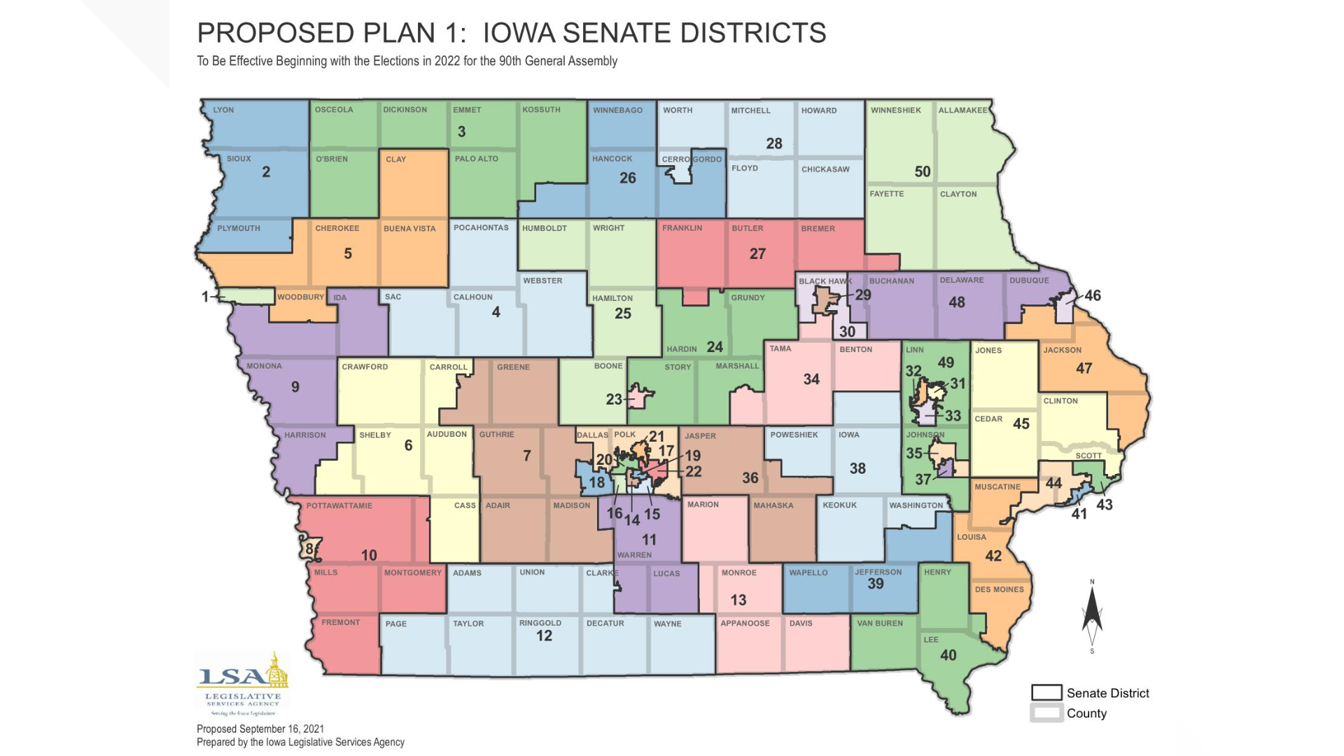 First proposed Iowa redistricting maps released | wqad.com