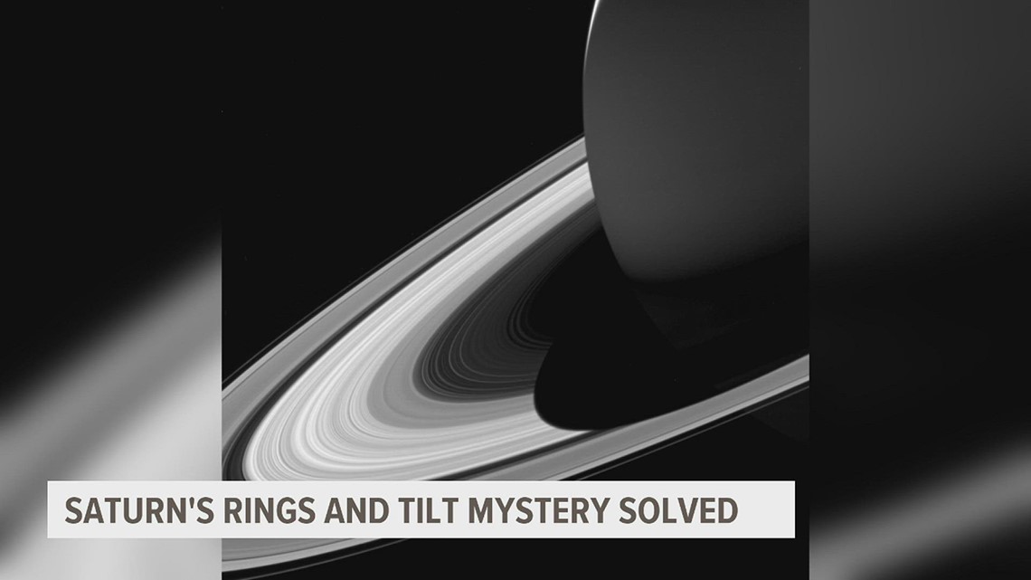 Scientists believe they discovered why Saturn's rings are tilted ...
