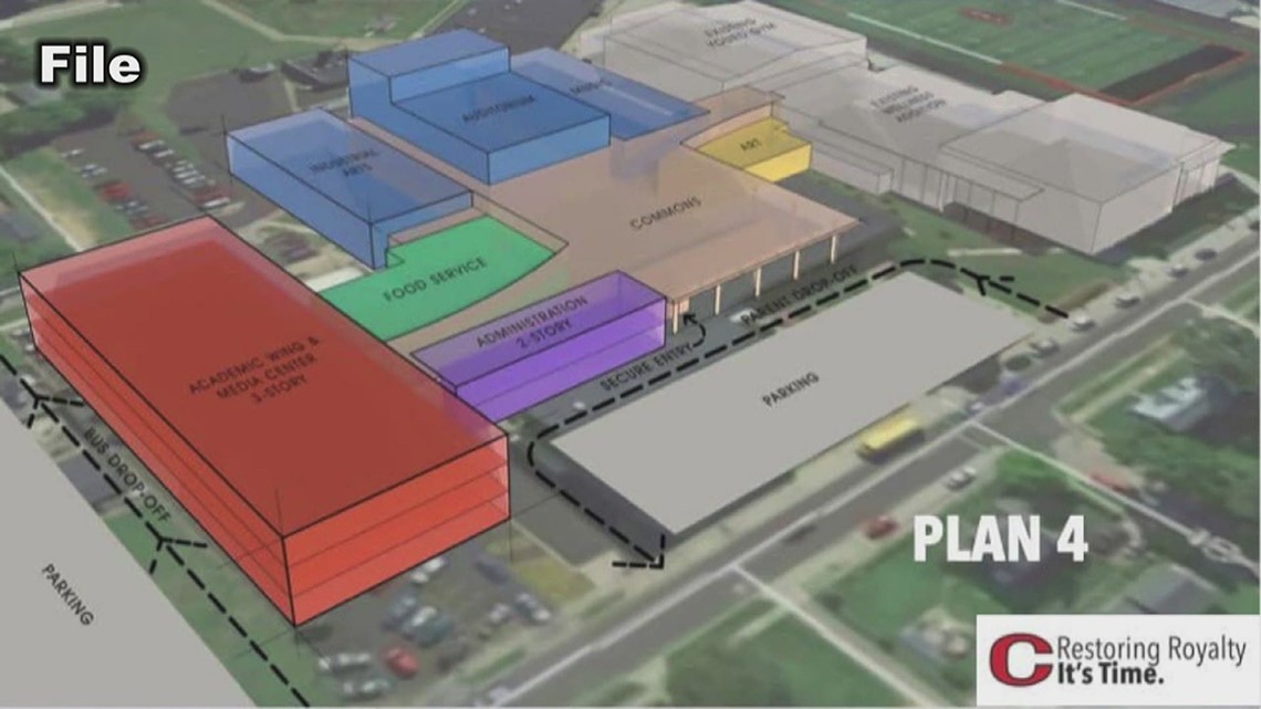 Clinton High School gets ready for construction of new building | wqad.com