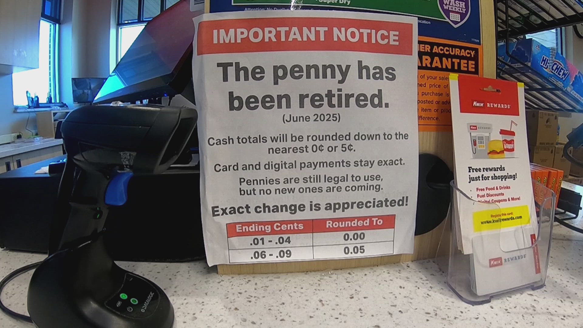 Kwik Star rounding down cash prices with no more new pennies | wqad.com