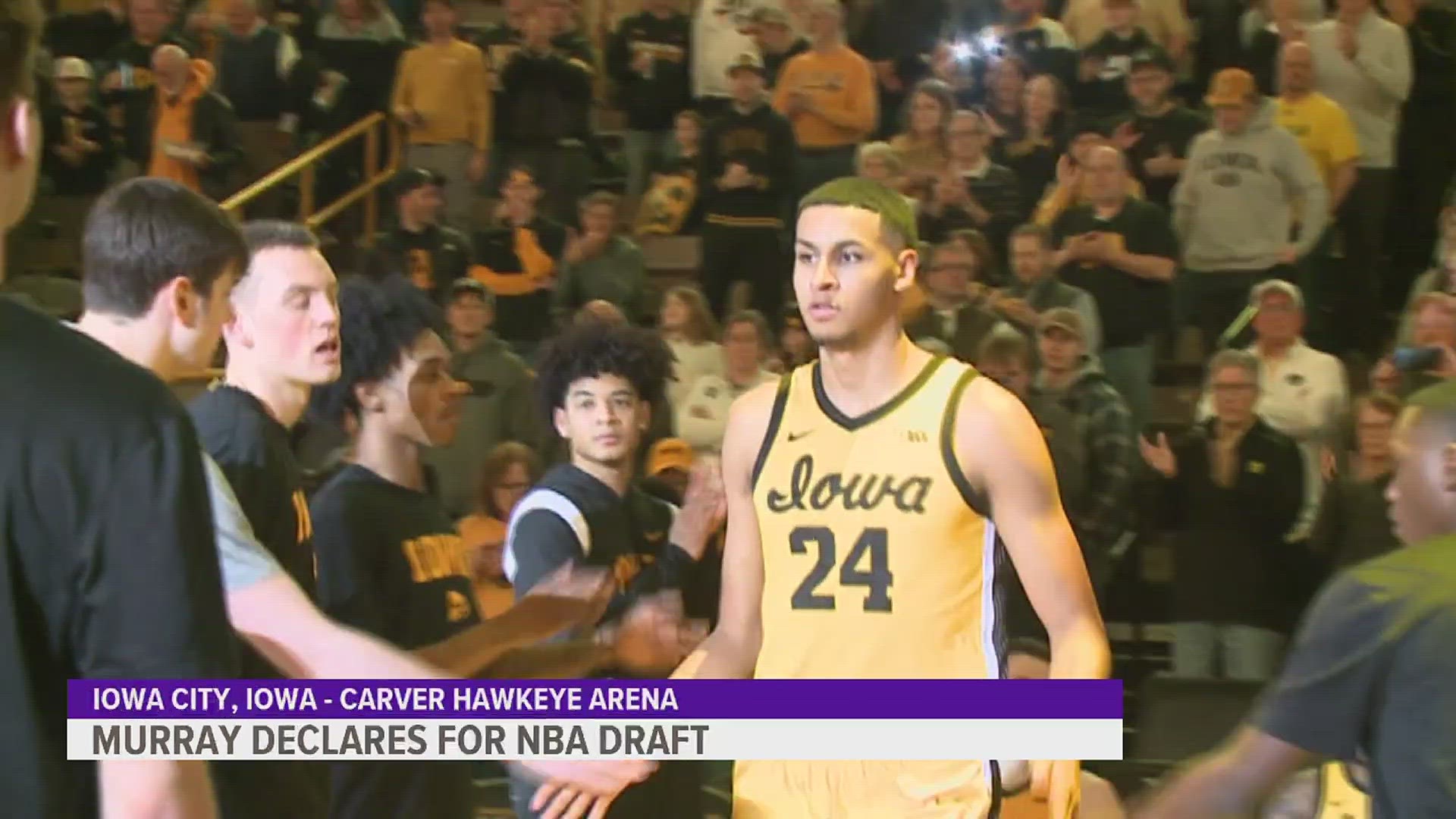 Iowa Hawkeyes forward Kris Murray enters NBA Draft | wqad.com