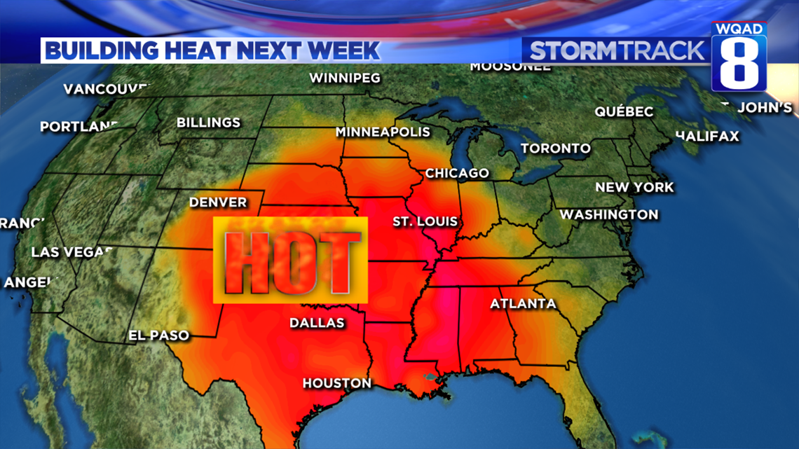 Enjoy the weather now! Heat wave starts after a stormy Friday | wqad.com