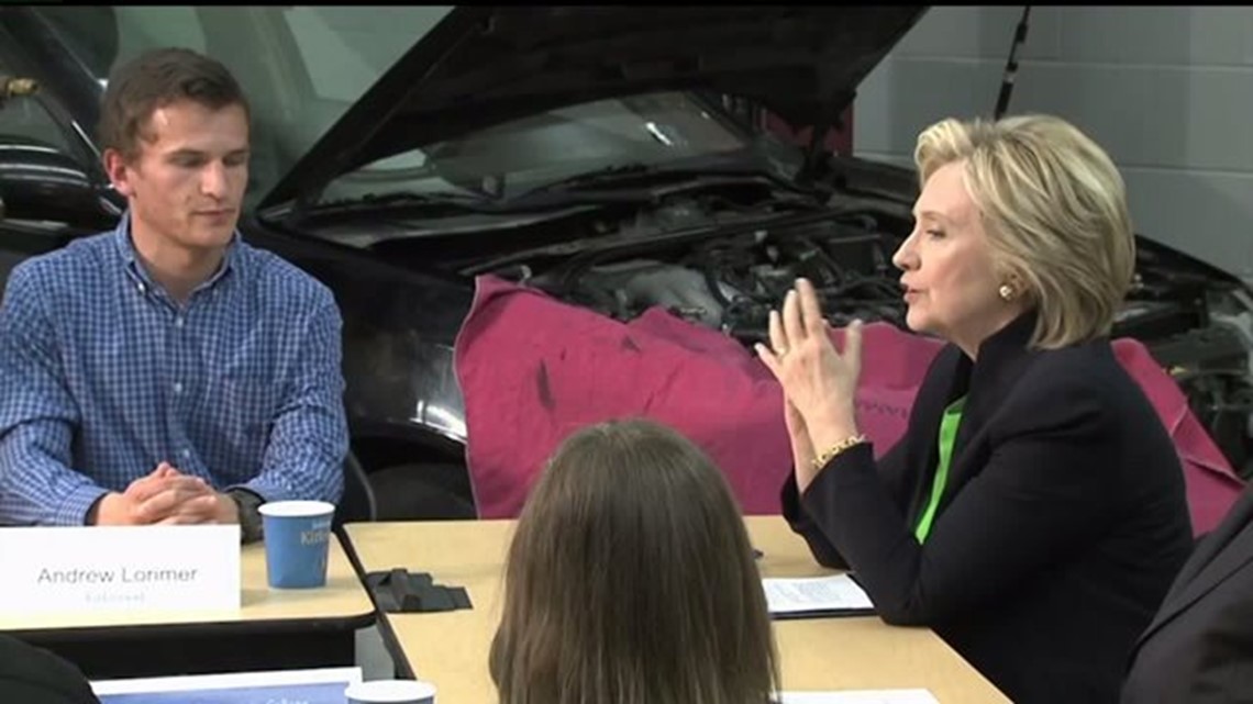Hillary Clinton kicks off Iowa campaign in Monticello | wqad.com