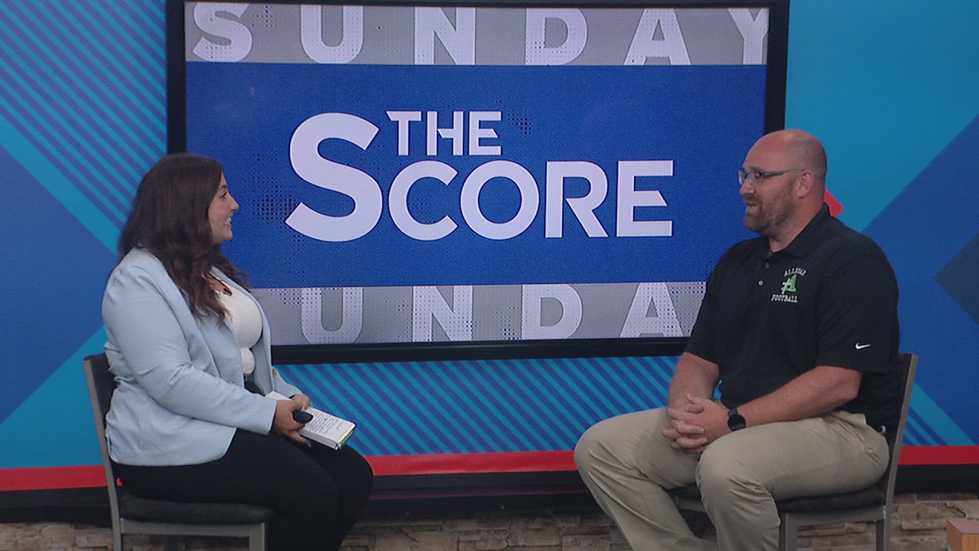 The Score Sunday: Alleman's new head football coach talks program's ...
