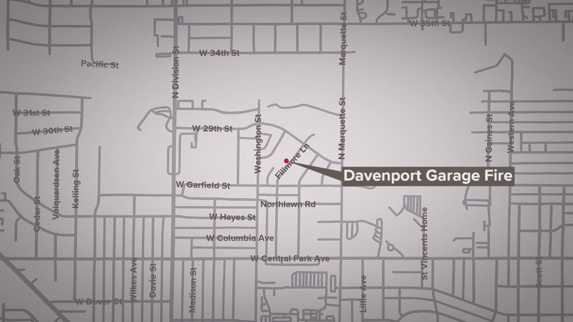 Davenport firefighters extinguish garage fire on Fillmore Lane | wqad.com