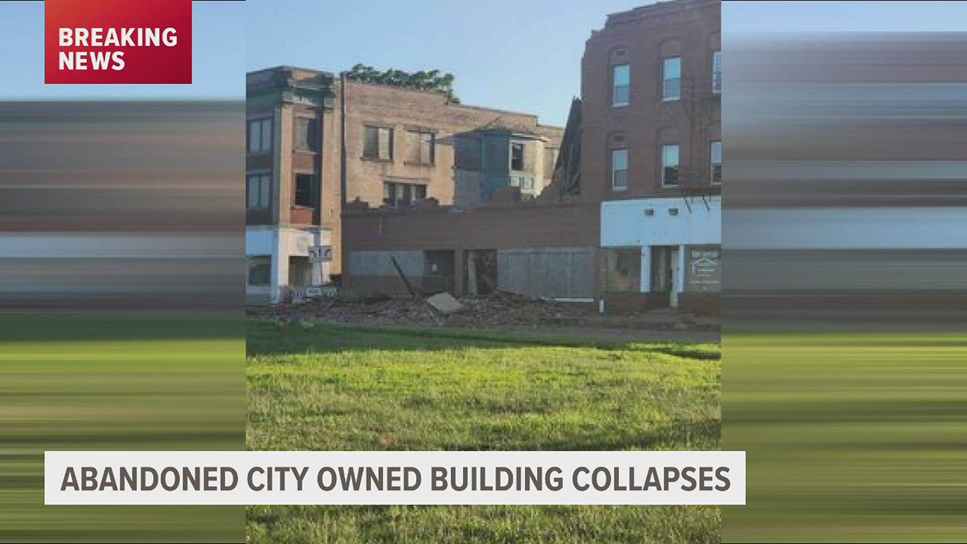 Abandoned building collapses in Clinton | wqad.com