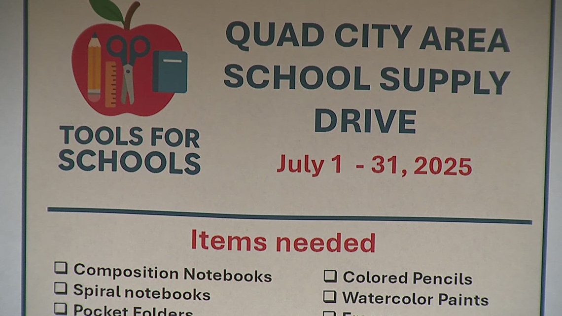 WQAD helps collect school supplies for local students | wqad.com