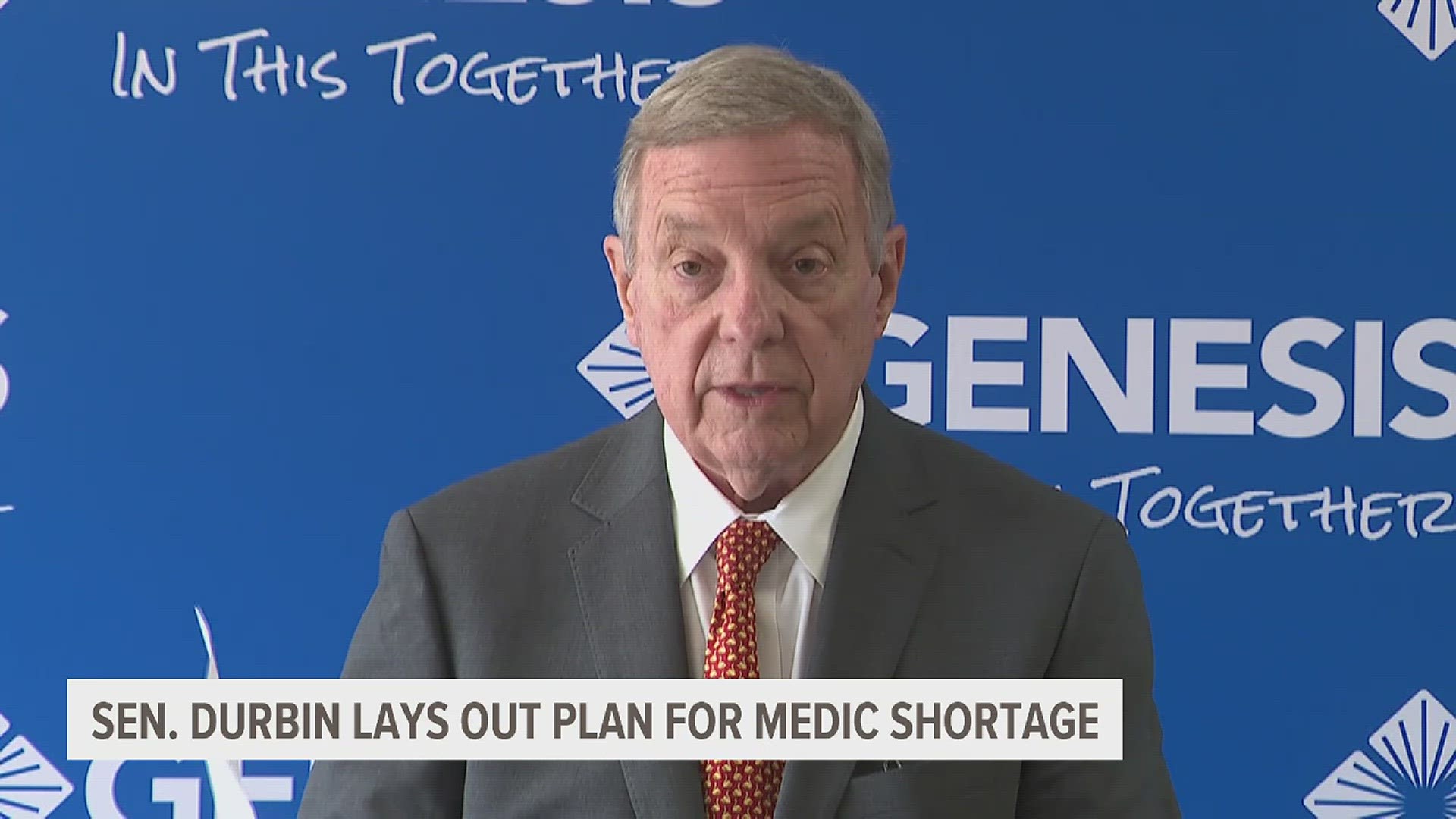 Senator Durbin lays out plan to bring back nurses to rural areas | wqad.com