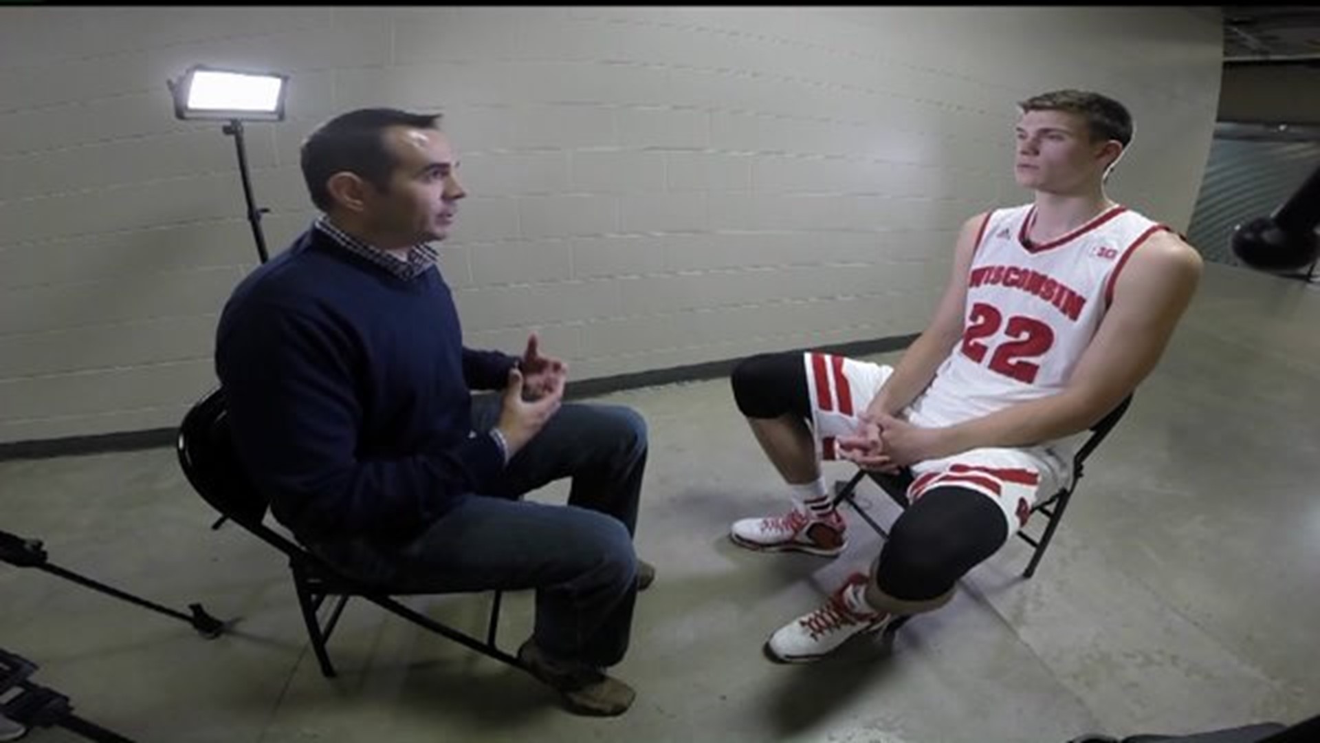 Ethan Happ looking forward to taking the court with the Badgers | wqad.com