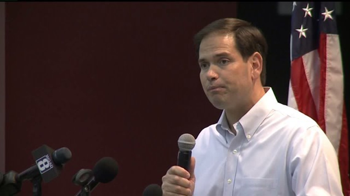 Marco Rubio gets endorsement at campaign stop in Wilton, Iowa | wqad.com