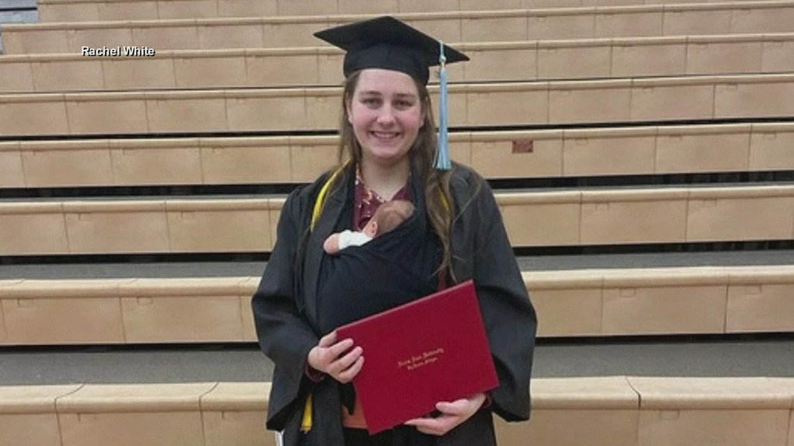 Michigan college graduate celebrating two-lifetime milestones | wqad.com