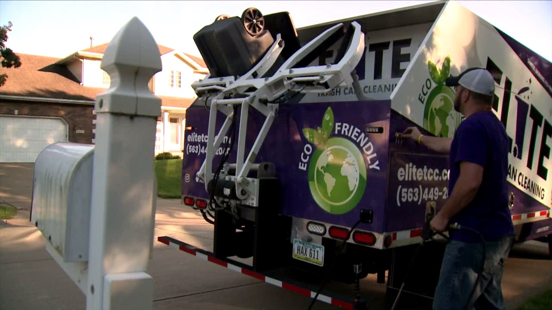 Elite Trash Can Cleaning business owners bring new technology to the ...