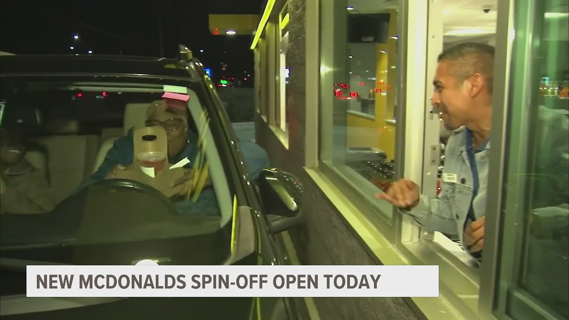 People line up for opening of McDonald's spinoff restaurant CosMc's ...