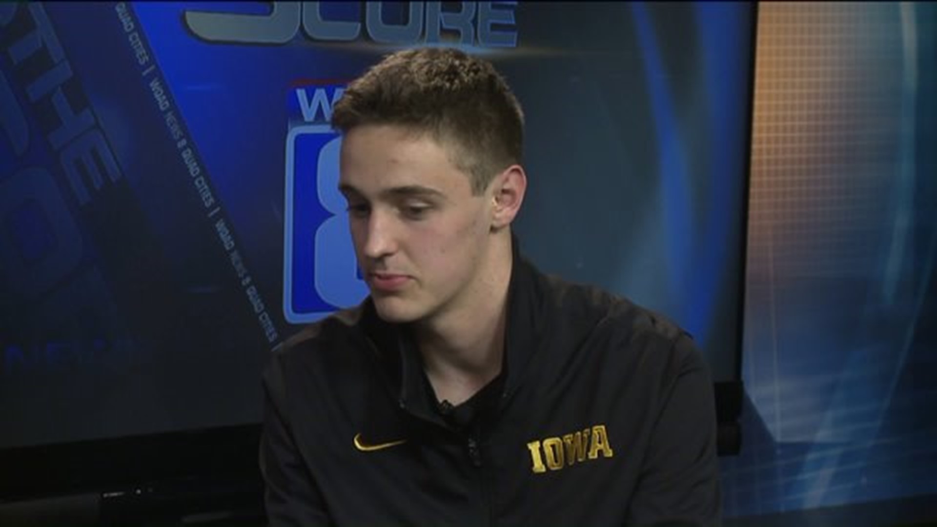 Nicholas Baer talks Hawks and future in Iowa City | wqad.com