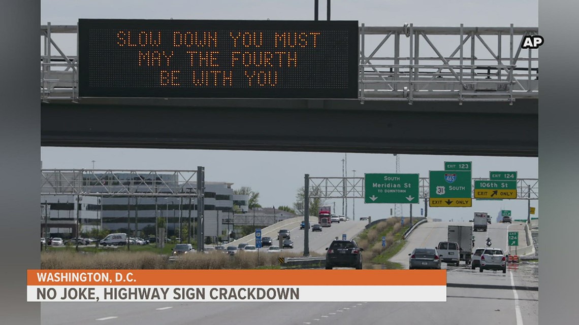 No joke here: US Federal Highway Administration to crack down on ...