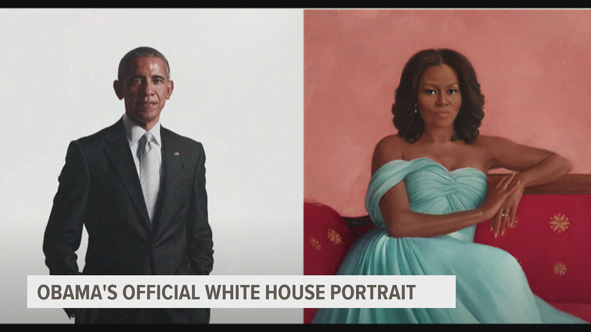 Here they are: Obamas unveil their White House portraits | wqad.com