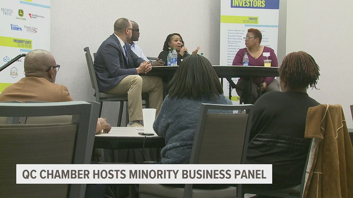 Quad Cities Chamber holds minority-owned business panel | wqad.com