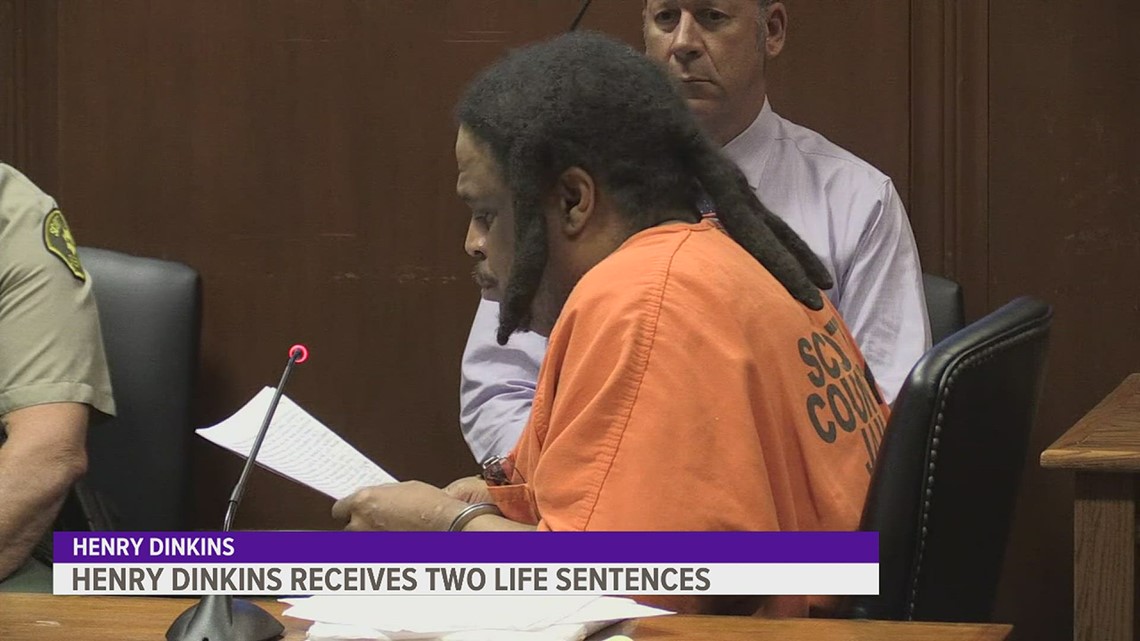 Henry Dinkins sentenced to two life sentences | wqad.com