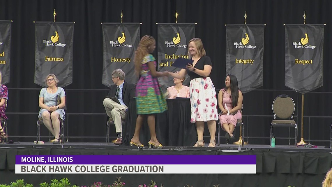 Black Hawk College celebrates in-person graduation ceremonies for first ...