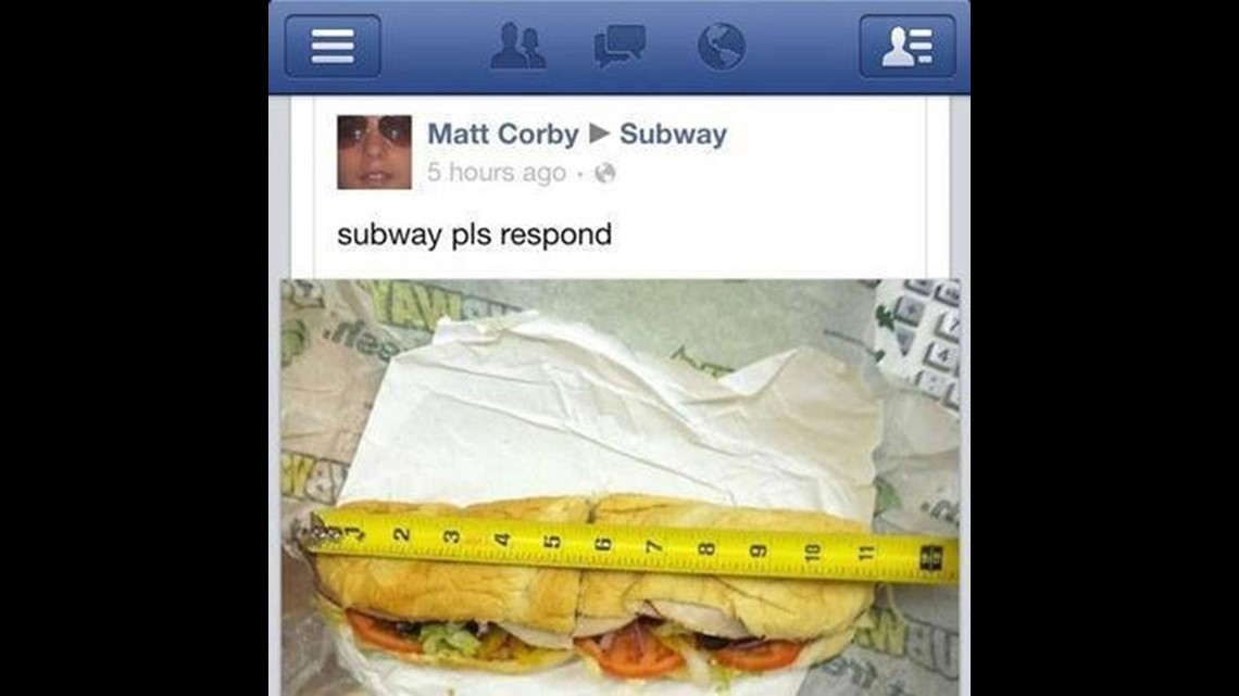 Sizing up Subway’s “footlongs” | wqad.com