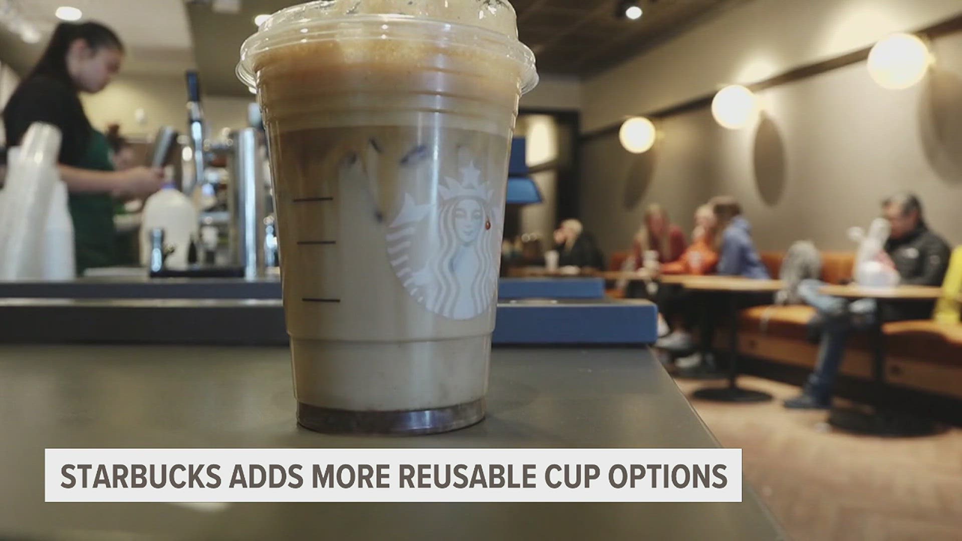 Starbucks expands reusable cup option to drive-thru, online orders ...