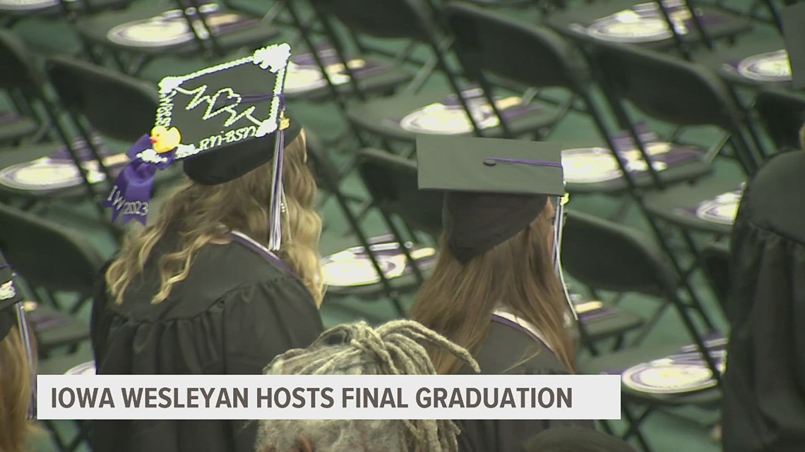 Saying goodbye to Iowa Wesleyan with a final graduation | wqad.com