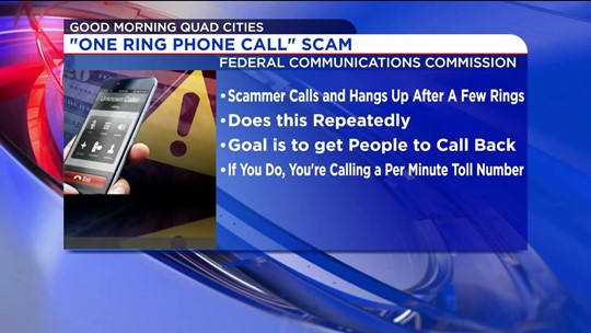 Getting calls that ring once and hang up? Don’t call back, it’s a scam ...