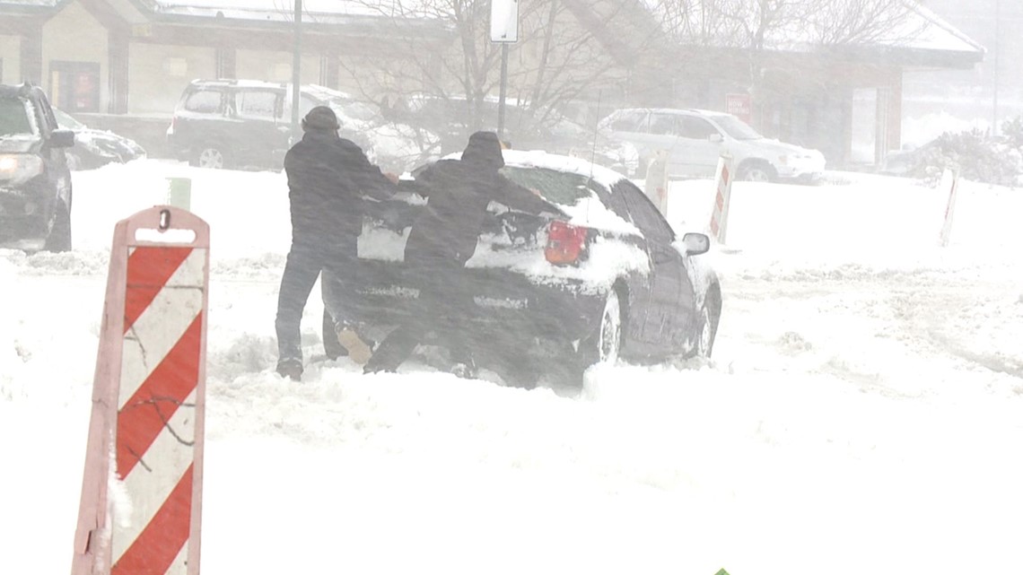 Denver goes from sunny to white-out blizzard in matter of hours as ...