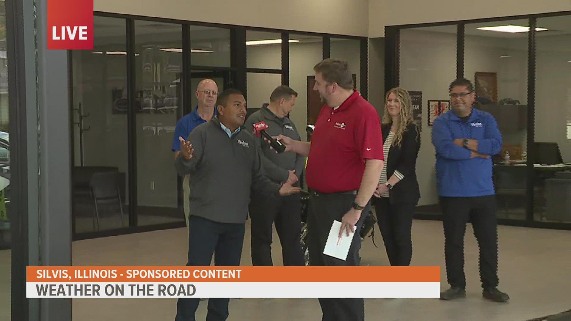 Weather on the Road: Andrew Stutzke talks to Weber Auto's team about 10 ...