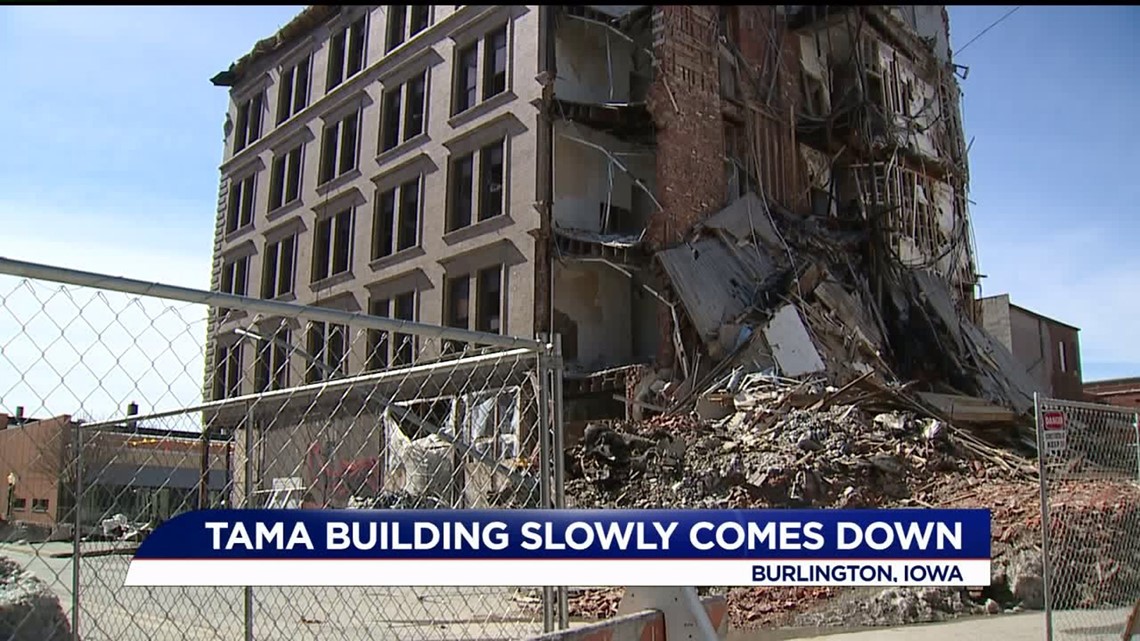 Tama Building demolition delayed again | wqad.com
