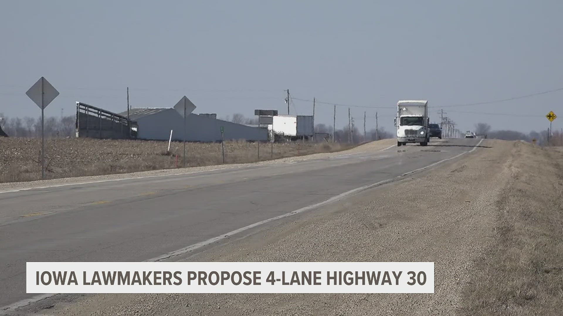 Iowa lawmakers considering making Highway 30 a four-lane road | wqad.com