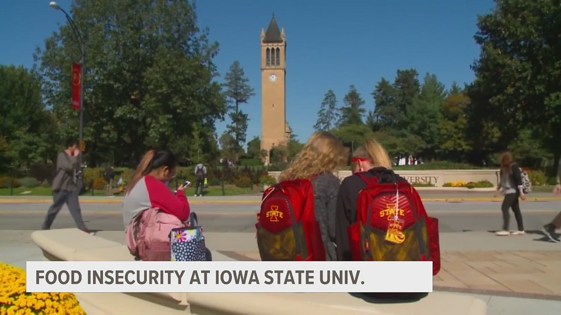 Food insecurity impacting college students: How Iowa State is working ...
