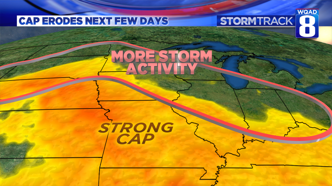 The Eric Factor: Storms explode when atmospheric “cap” breaks | wqad.com