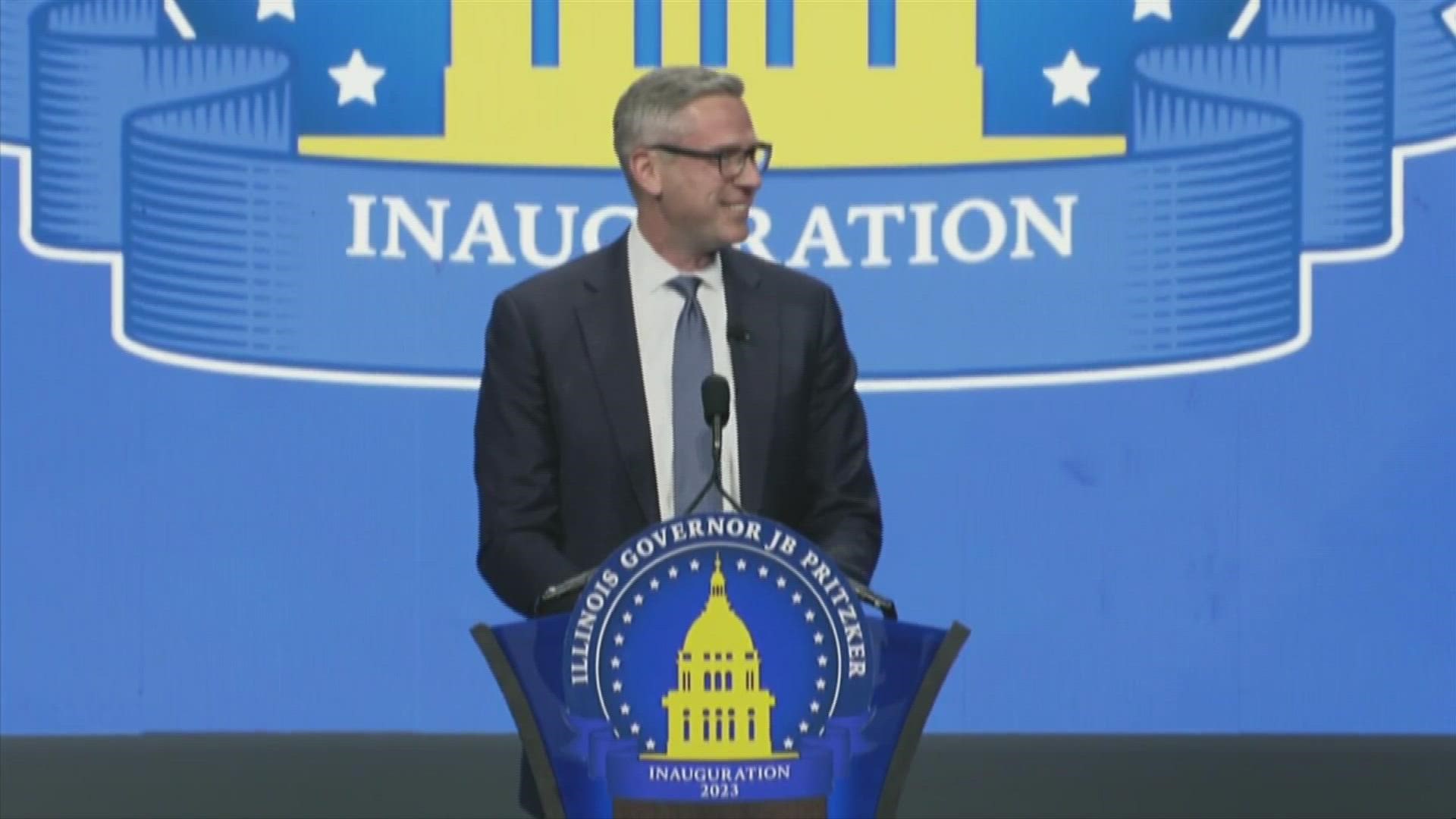 Mike Frerichs gives speech following 3rd inauguration | wqad.com