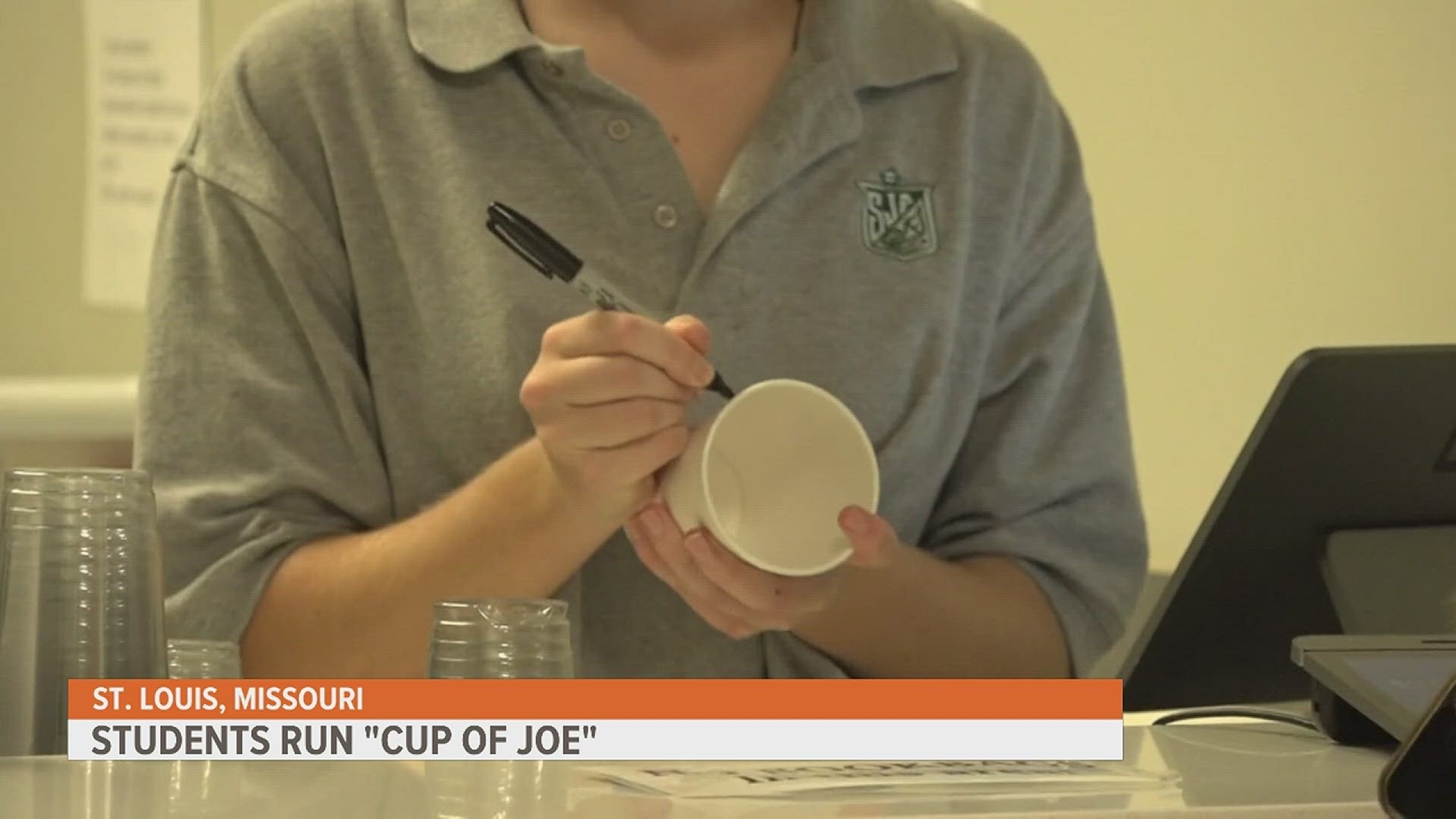 Students fully operating coffee shop at St. Louis school to learn about ...