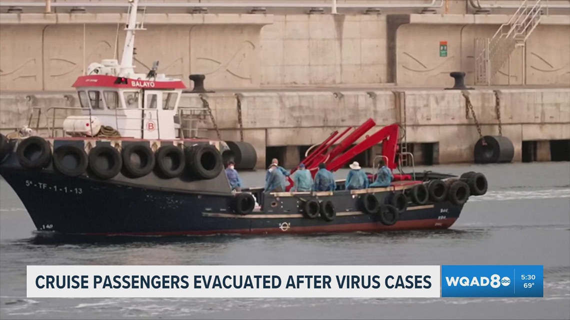 Cruise passengers evacuated after hantavirus | wqad.com