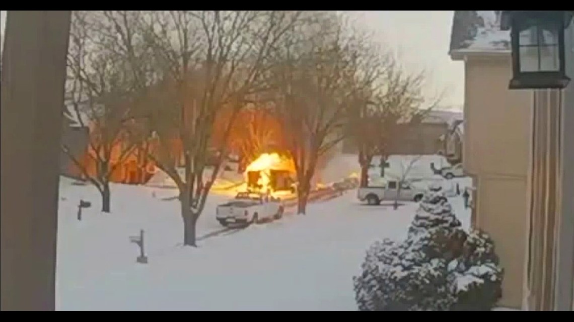 Mail truck explodes, then rolls down the street in flames – and it’s ...