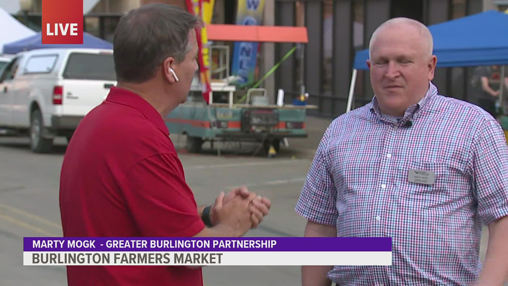 James Zahara at the Burlington Farmers Market | wqad.com