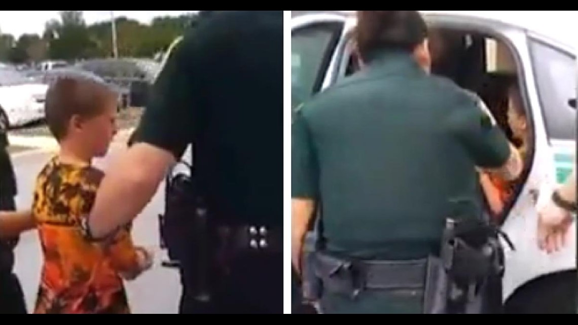 10-year-old with autism recorded being arrested at school in Florida ...